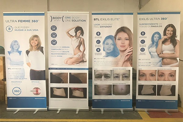 O Banner roll up é a solução perfeita quando o interesse de sua empresa ...